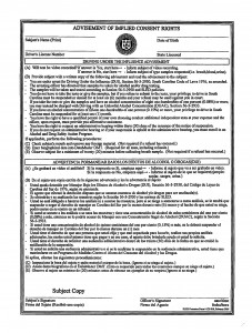 DUI License Suspension South Carolina